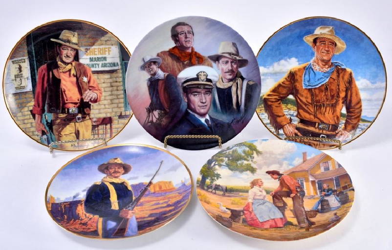 John Wayne Collector Plates Plus