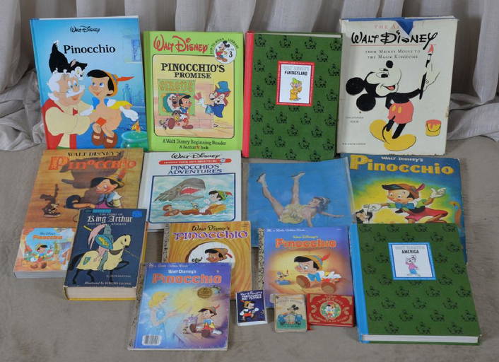 Pinocchio Books, Walt Disney & More
