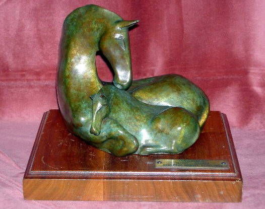 Mansel Ocheltree Cast Bronze Sculpture