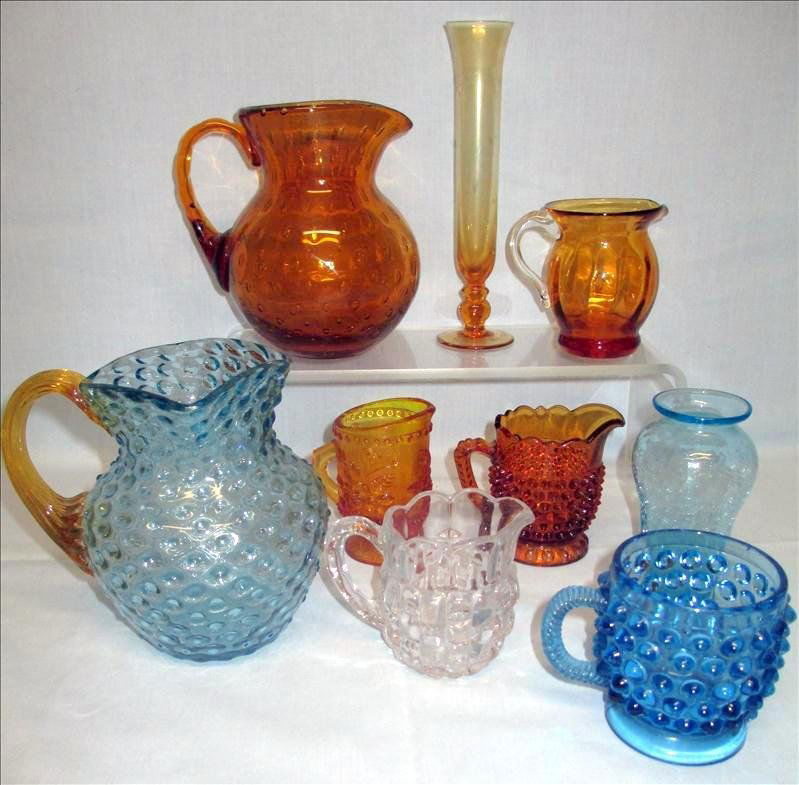 Amber & Blue Glass Lot - Jun 29, 2013 | Specialists of the South, Inc ...