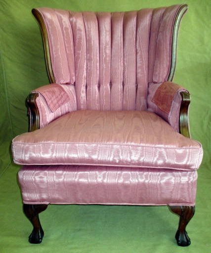 Channel Back Wing Chair