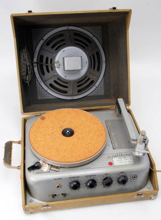 Vintage Tube Califone Director Turntable
