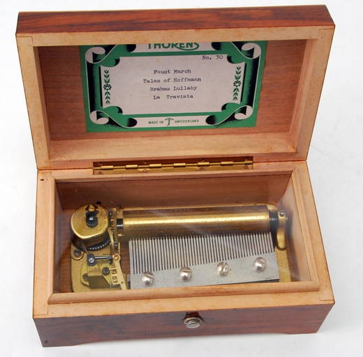 Thorens Music Box Made In Switzerland
