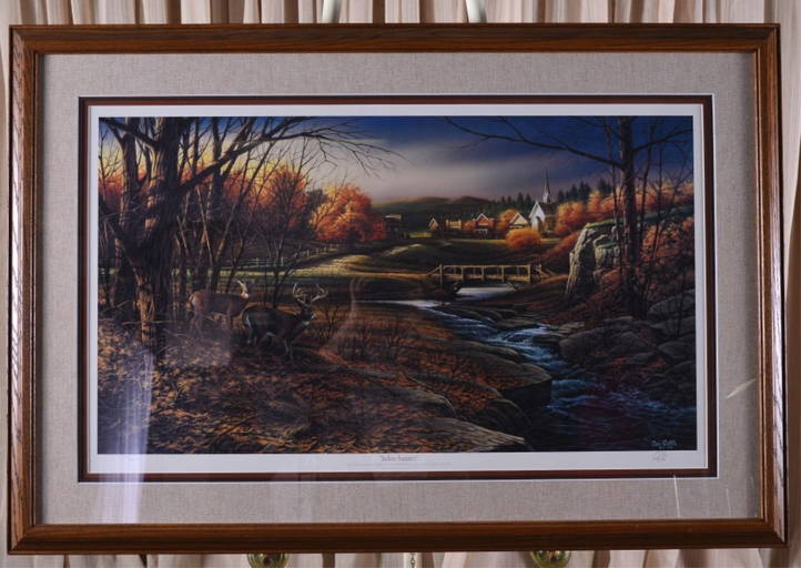 Terry Redlin Indian Summer Signed Print