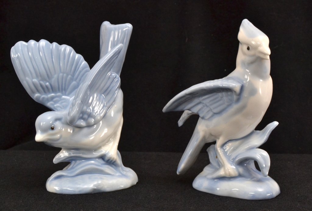 Ceramic Blue Jay Figurine