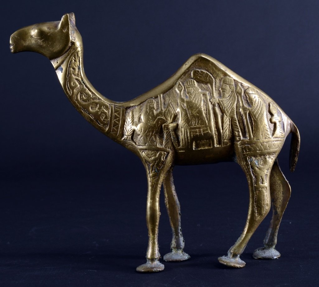 Vintage Brass Camel From Tehran