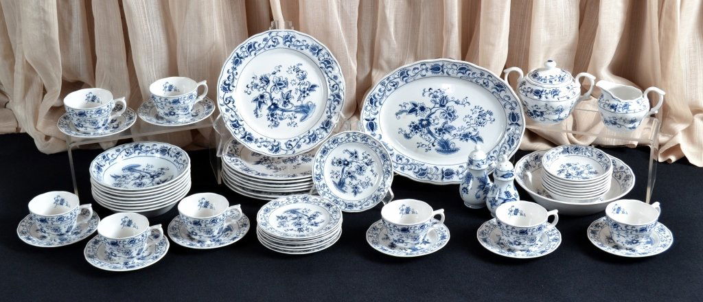 47 Pieces Double Phoenix Ironstone Ming Tree China