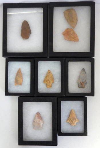 8 Arrowheads & Scrapers