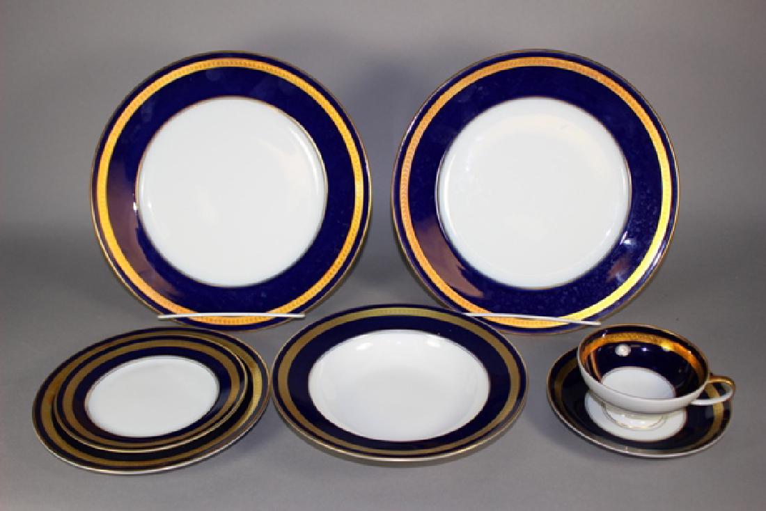 Rosenthal Eminence Cobalt Blue Dinnerware 60 Pieces