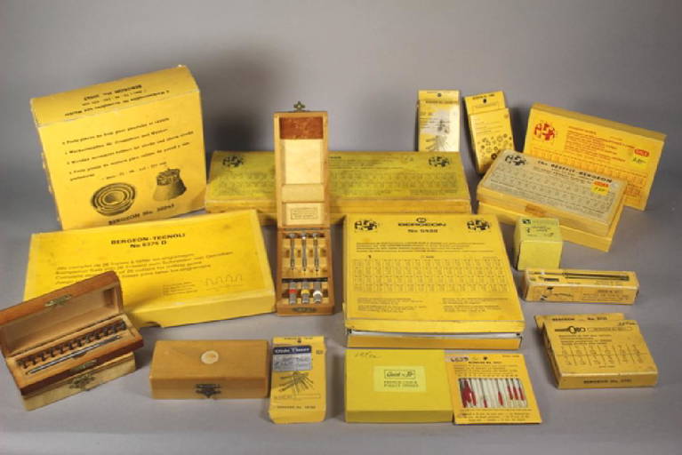Large Collection Of Bergeon Watch & Clock Tools