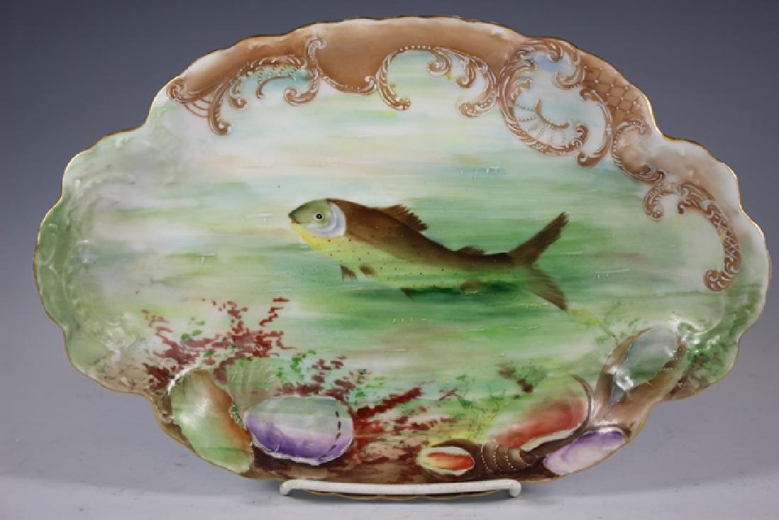 French Limoges Haviland Fish Plate