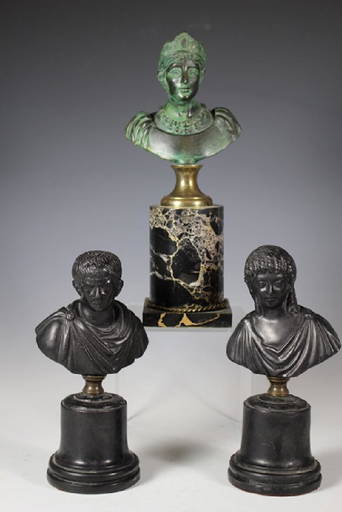 Three Small Desk Bust