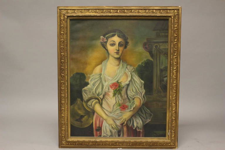 20th Century Oil On Canvas Signed Kalinski