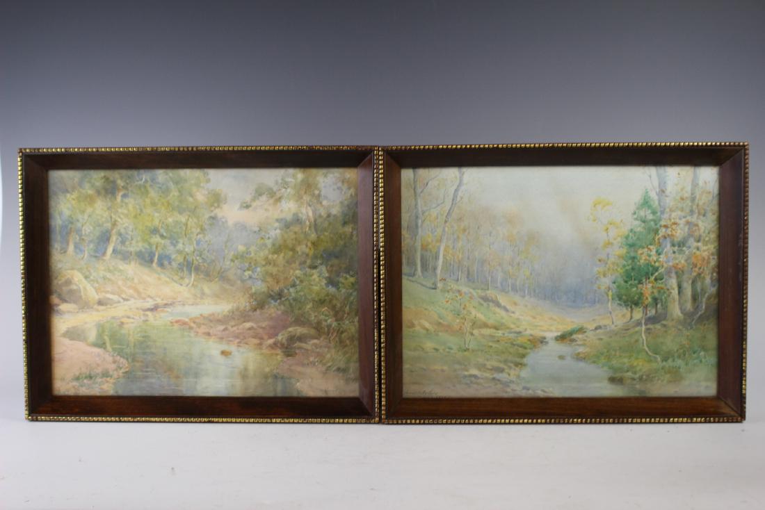 Carroll Colby Child signed Watercolors