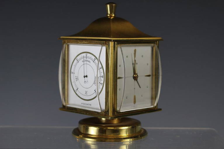 Swiss Angelus Clock Barometer