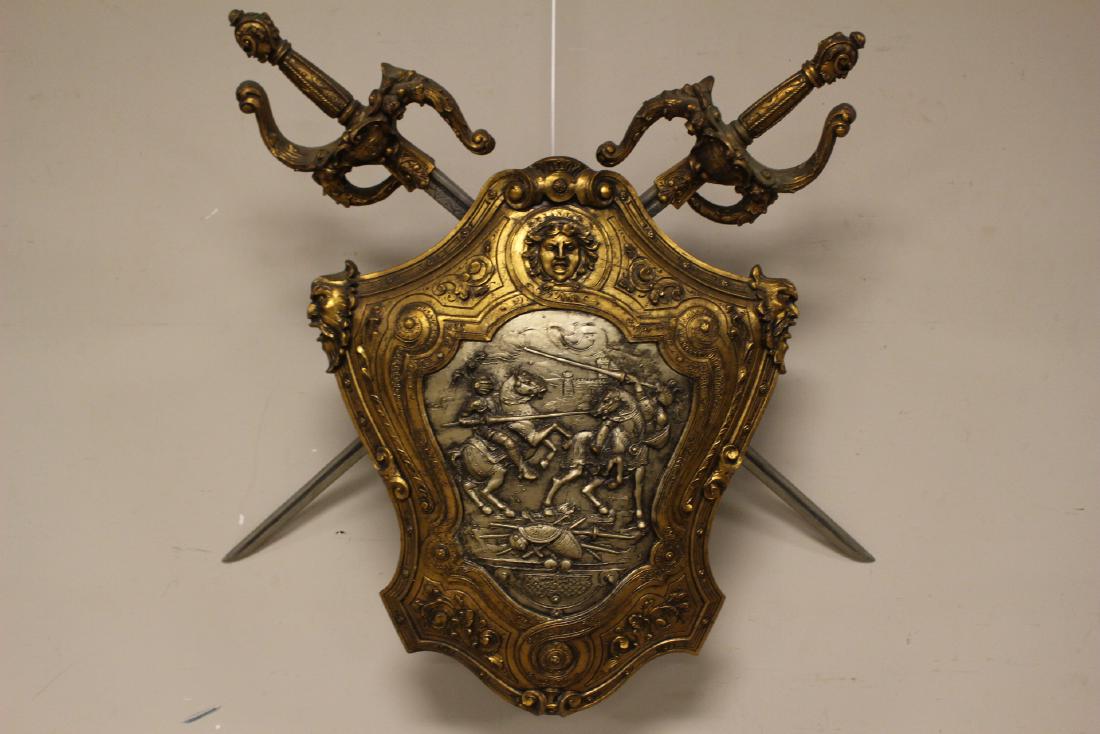 Medieval Style Shield And Swords Wall Hanger - Jun 09, 2019 | Premier ...