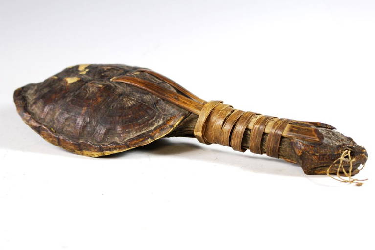 Native American Snapping Turtle Rattle