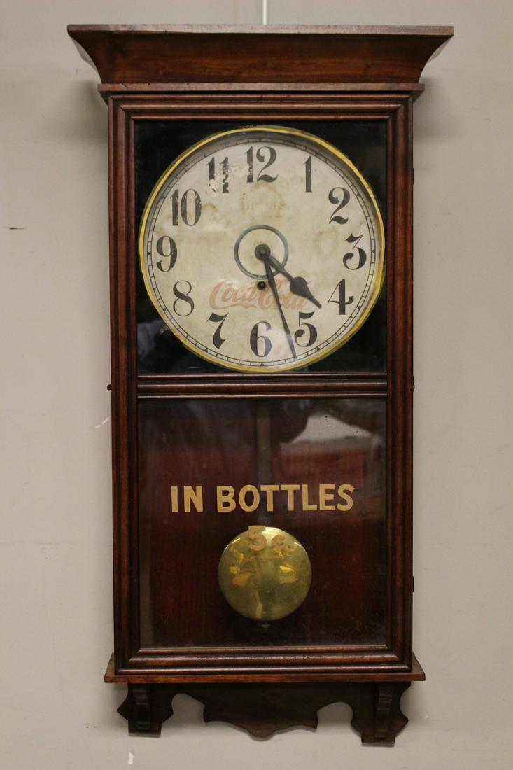 For Auction: Coca Cola Gilbert Advertising Clock (#76) on Dec 14, 2019 ...