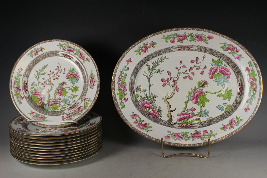 Twelve (12) Copeland SPODE INDIA TREE Dinner Plates - Dec 14, 2019 ...