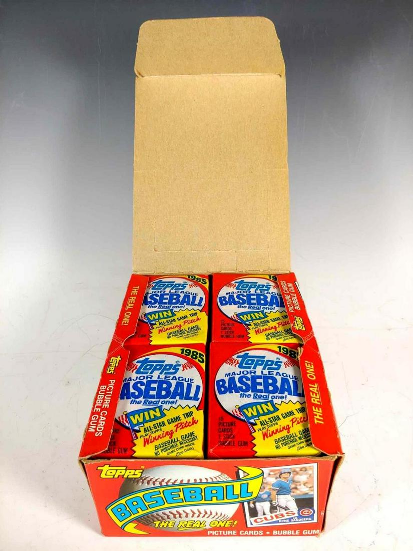 1985 Topps Baseball Card Unopened Wax Box