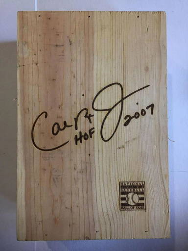 2007 Cal Ripken Jr. Hof Cast Iron Plaque Le #0126/2632