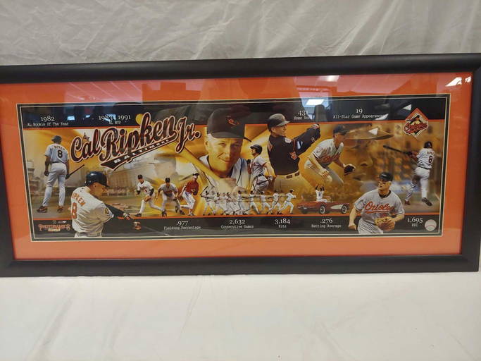 Cal Ripken Jr. Framed & Matted Career Poster