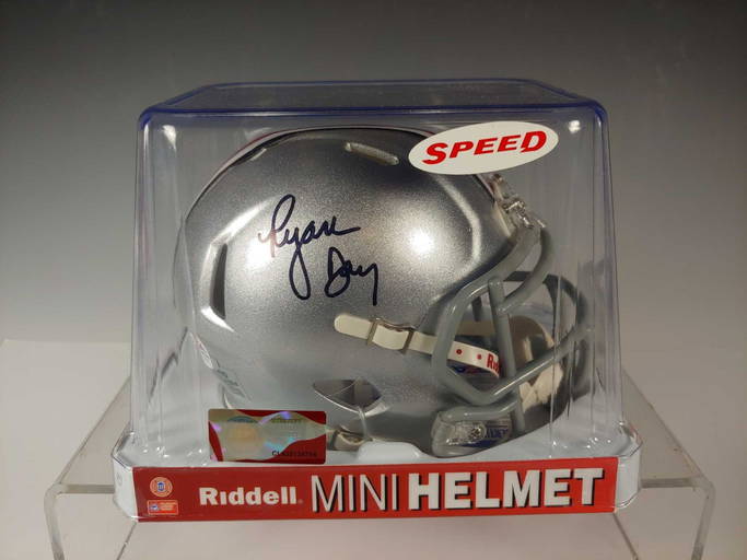 Osu Coach Ryan Day Autographed Mini Helmet