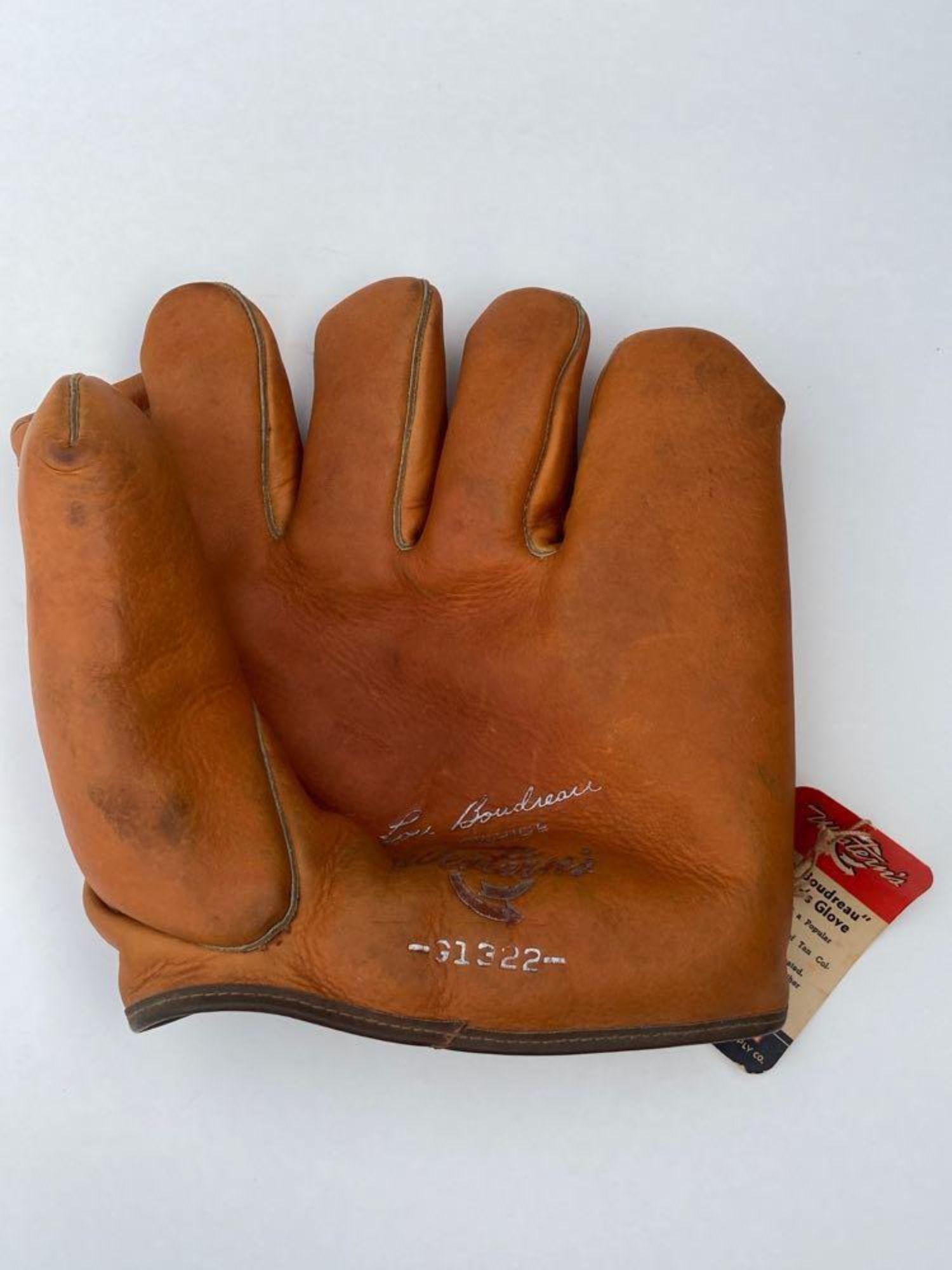 1940's Lou Boudreau Western Baseball Glove