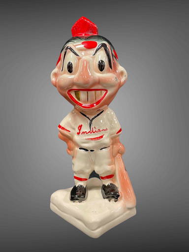 1940's Cleveland Indians Gold Tooth Stanford Pottery