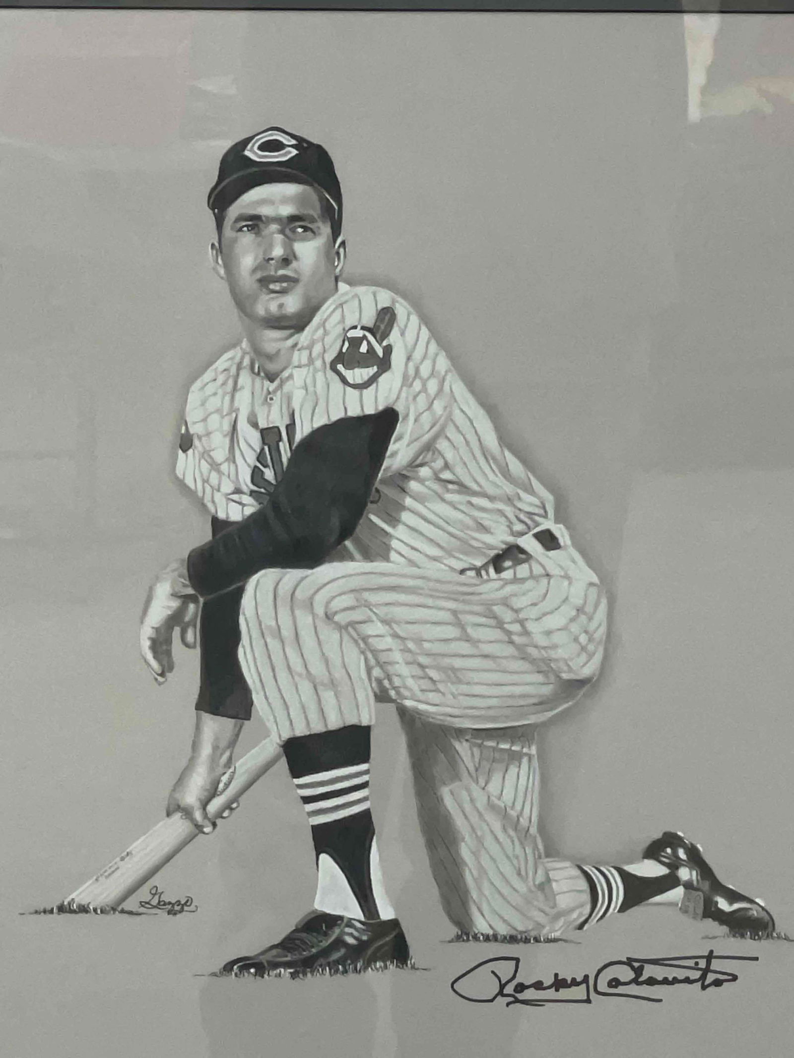 Rocky Colavito Original"On Deck" Artwork by Joe Gazzo (#0141) on Jan 23 ...