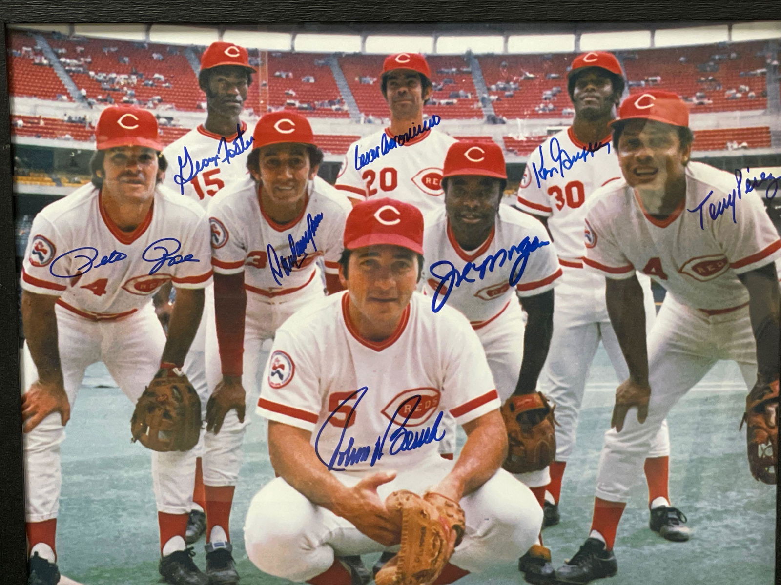 Big Red Machine Autographed 16x20 Photo Cincinnati Reds