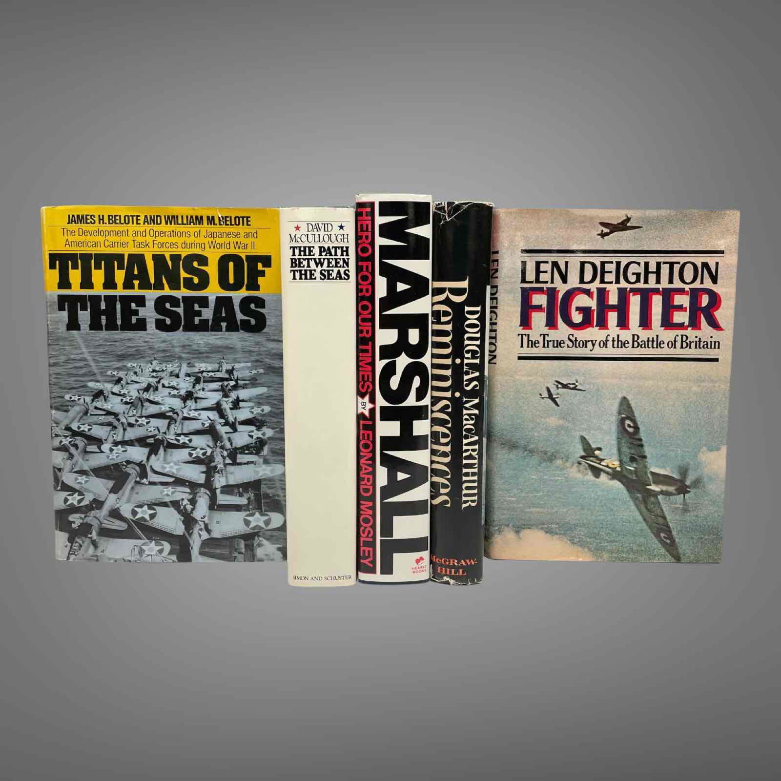 (5) Militray And War Related Hard Bound Books