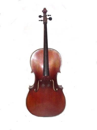 French Made Labeled Full Size Cello Ca. 1900,
