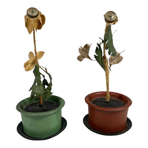 Two (2) German Schmid-Schlenker "Flower Clock" Clocks (#0485) on Mar 27 ...