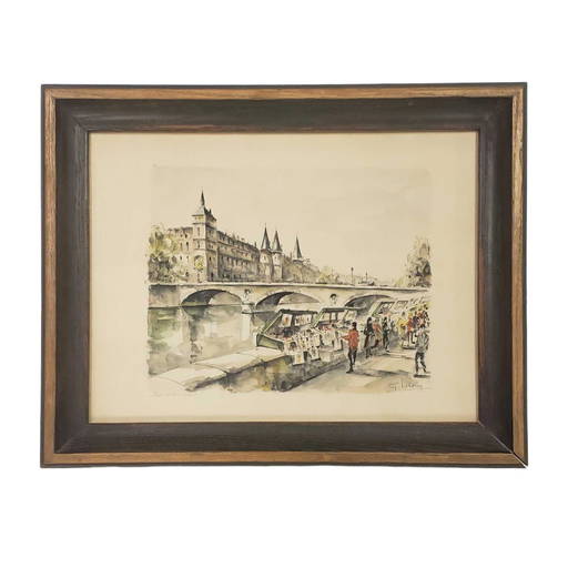 Watercolor by G. Lelong Paris, La Conciergerie - May 26, 2022 | Premier ...
