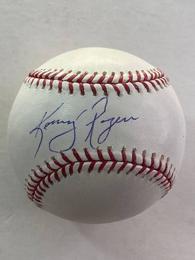 Kenny Rogers Autographed Baseball Perfect Game