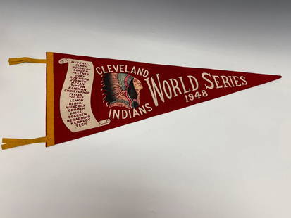 1969 Cleveland Indians Rare Felt Pennant