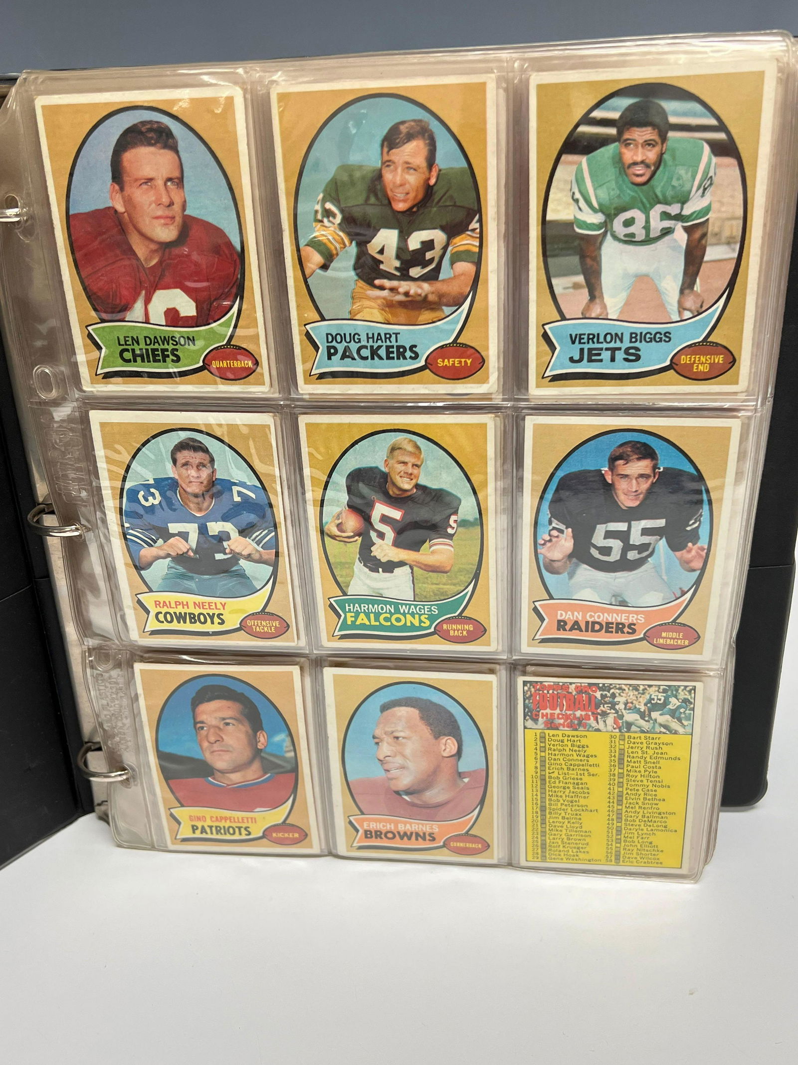 1970 Topps Football Card Complete Set W/ Alan Page Rookie