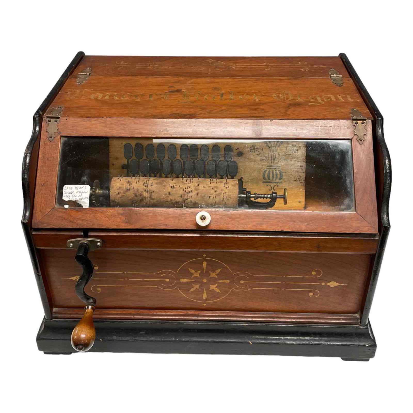 American Victorian 1887 Concert Roller Organ Music Box