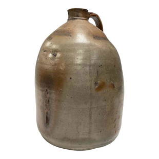 Primitive Stoneware Batter Jug & Crock