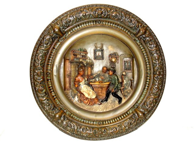 337: J.M. Musterschutz Bas High Relief Wall Plaque - May 20, 2012 ...