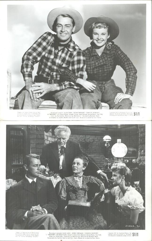 Alan Ladd Branded Original Stills