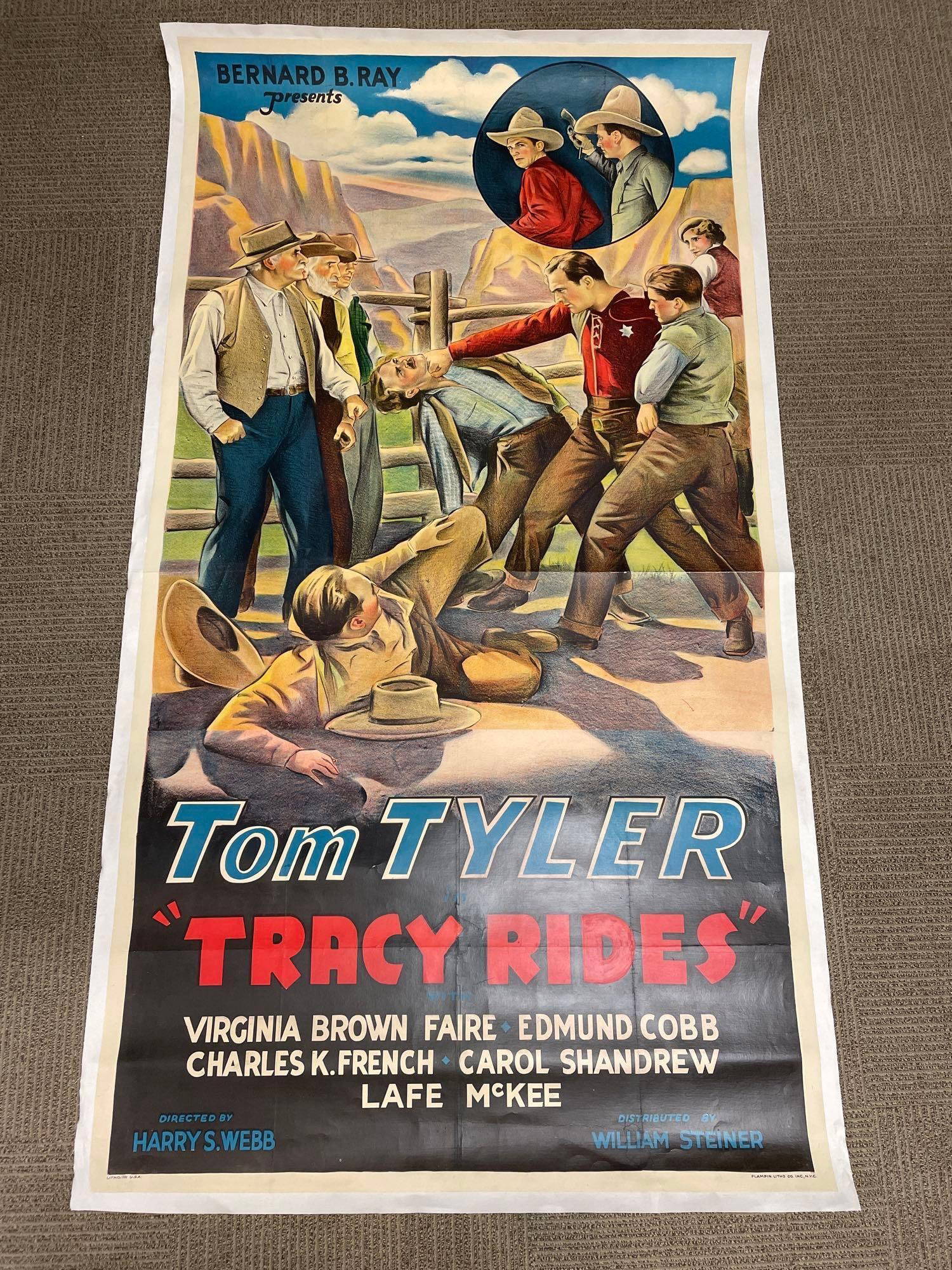 Tracy Rides - Three Sheet Auction