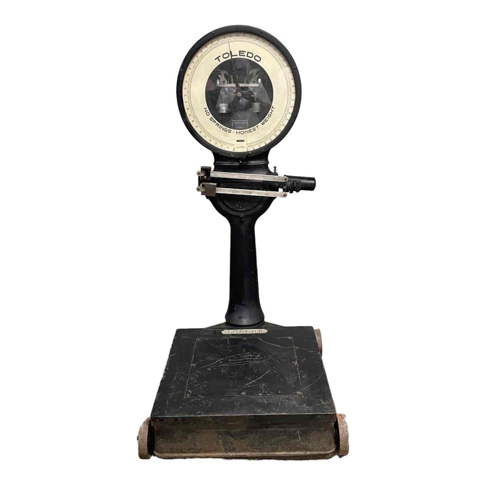 Large Cast Iron Toledo Lollipop Scale - Circa 1900. Auction