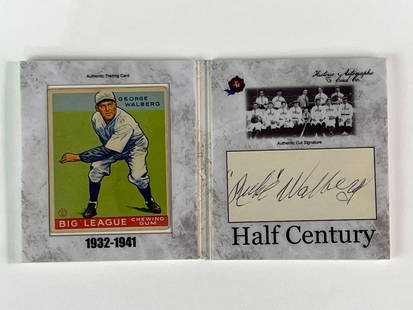Van Mungo Historic Autographs Card And Cut Signature Rare
