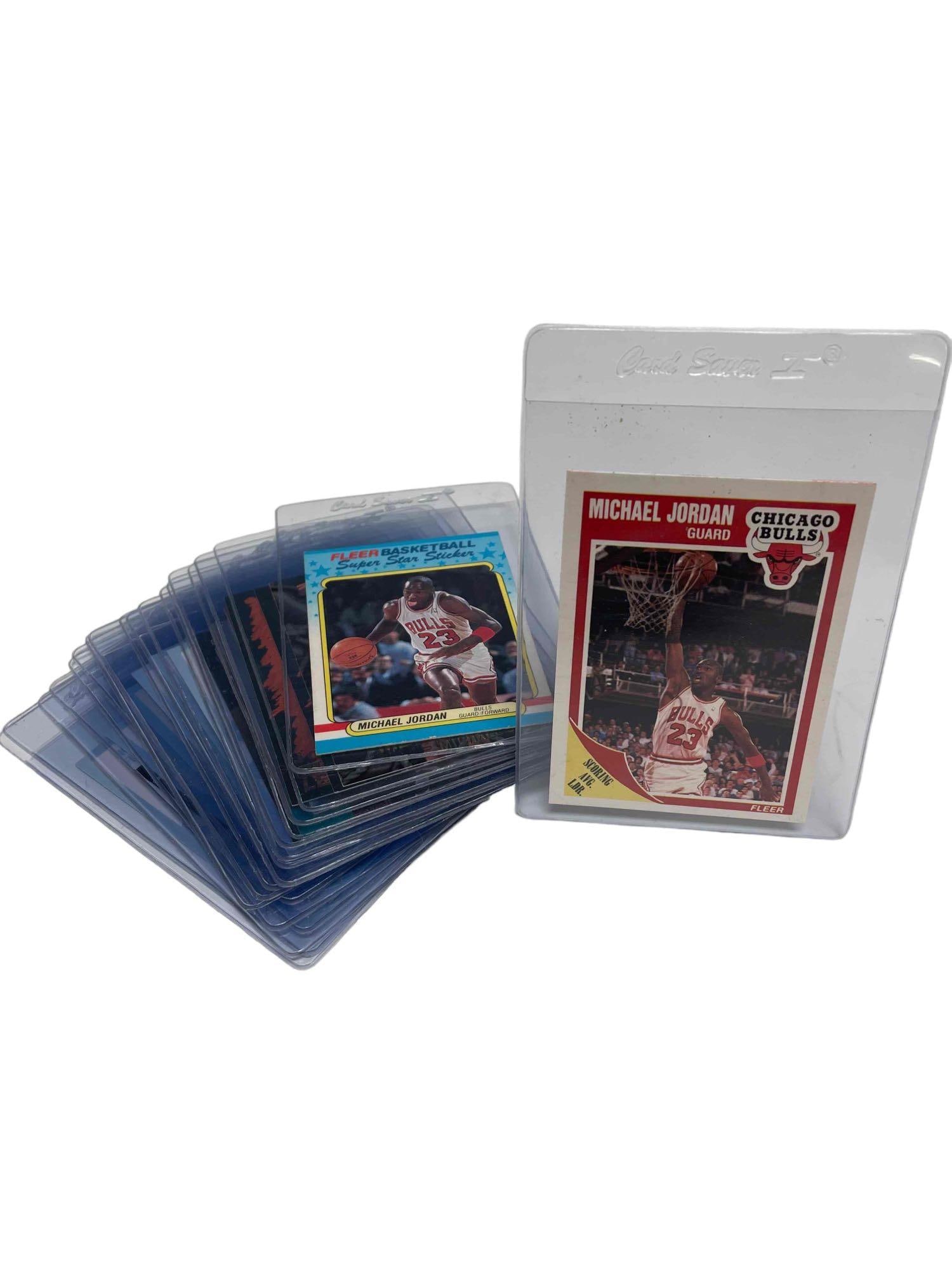 Michael Jordan Card Collection W/ Coca-cola Nc1, 1988 Fleer Sticker ...