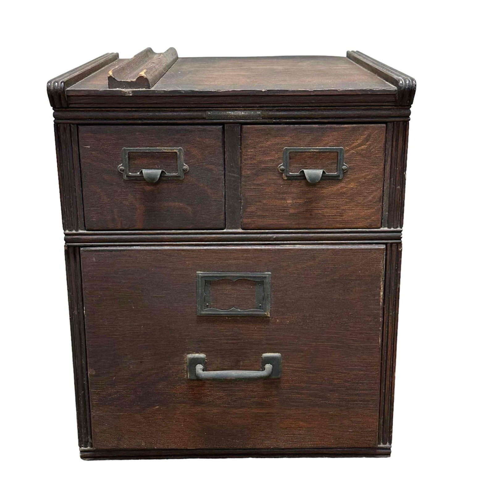 Yawman & Erbe - Paneled Oak File Cabinet Auction