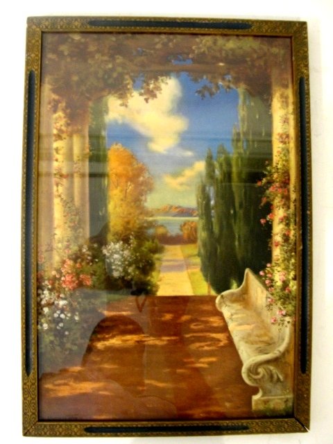 R. Atkinson Fox Garden View '' Rose Bower''