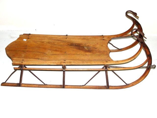 77: Late 19th. C. Swan Duck / Head Childs Sled - Oct 20, 2012 | Premier ...
