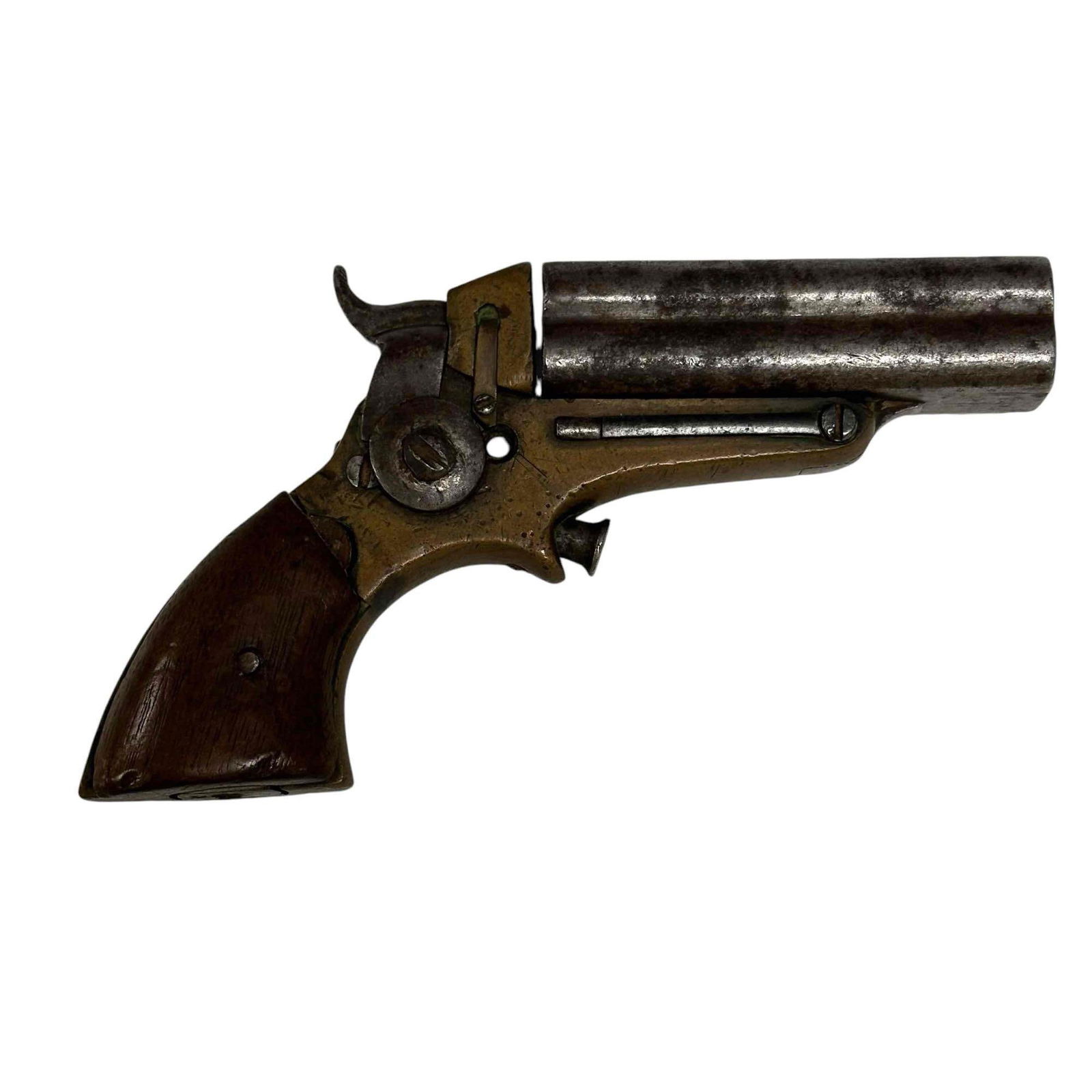 19th Century Starrs Patent 4 Barrel Pepperbox Pistol Auction